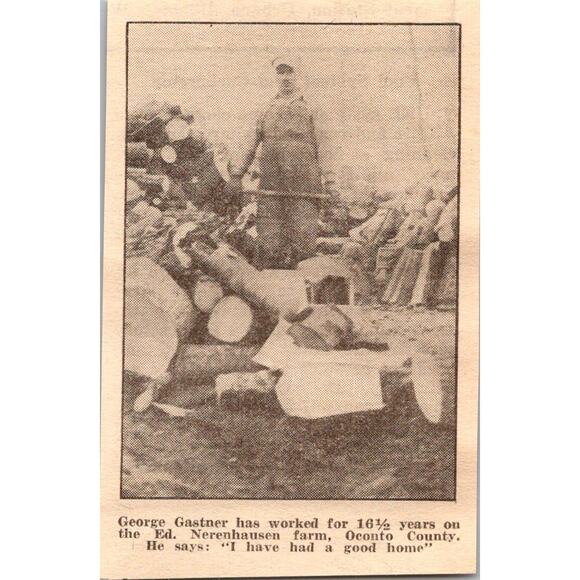 None and/or Unknown | Other | Nerenhausen Farm George Gastner Oconto ...